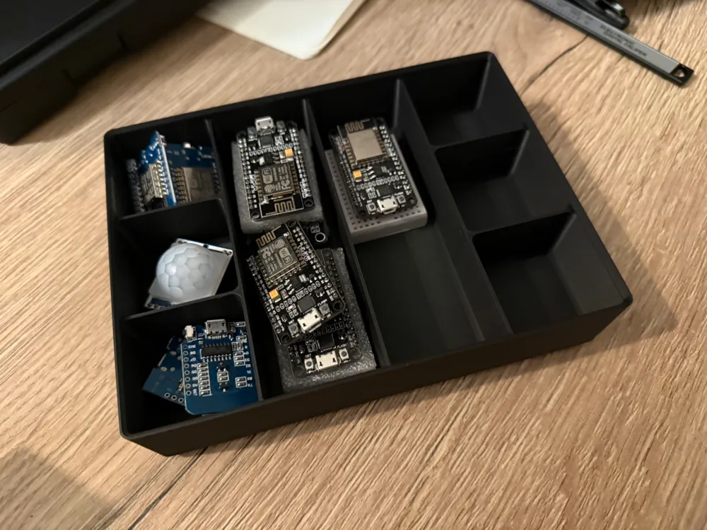 Gridfinity parts tray 4x3 5u by Marcel - MakerWorld