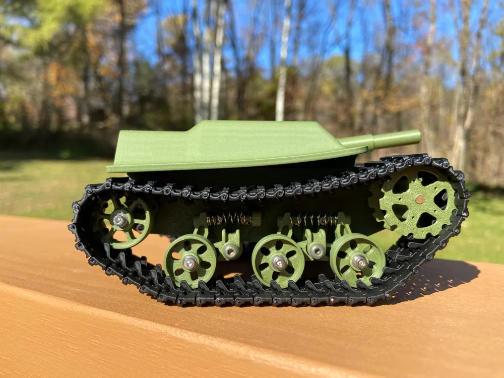 Tiny RC Motorized Tank by bowser MakerWorld: Download Free 3D Models