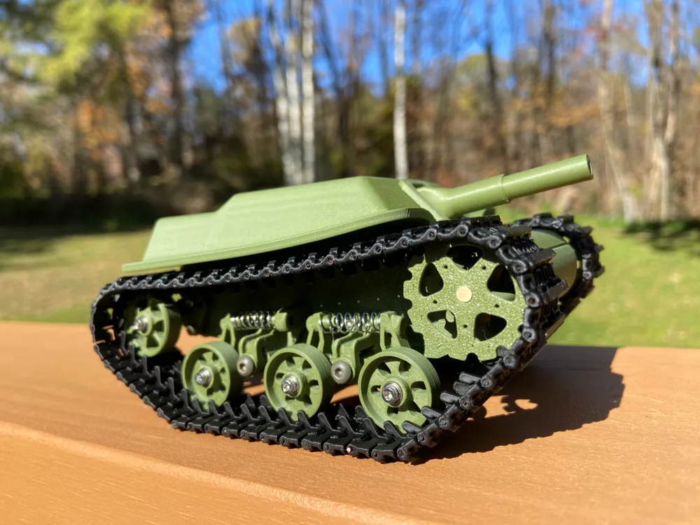 Tiny RC Motorized Tank by bowser MakerWorld: Download Free 3D Models