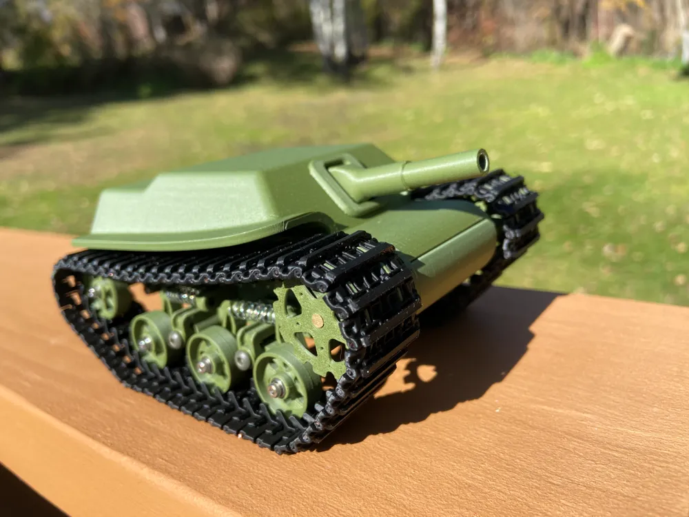 Tiny RC Motorized Tank by bowser MakerWorld: Download Free 3D Models