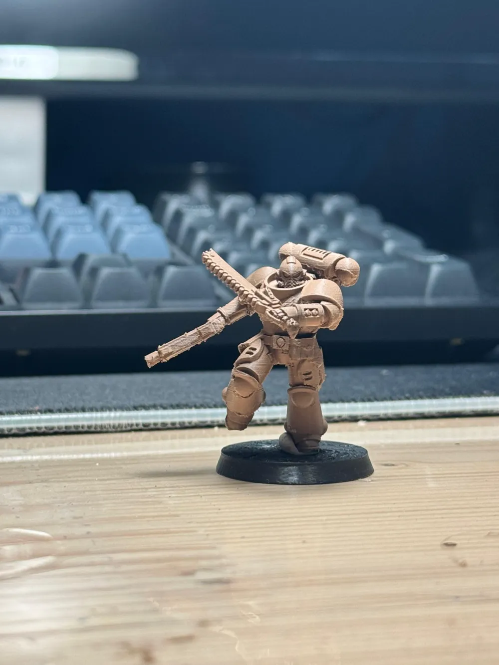 Assault Space Marine wChainsword 2 Warhammer 40k by Gallerus - MakerWorld