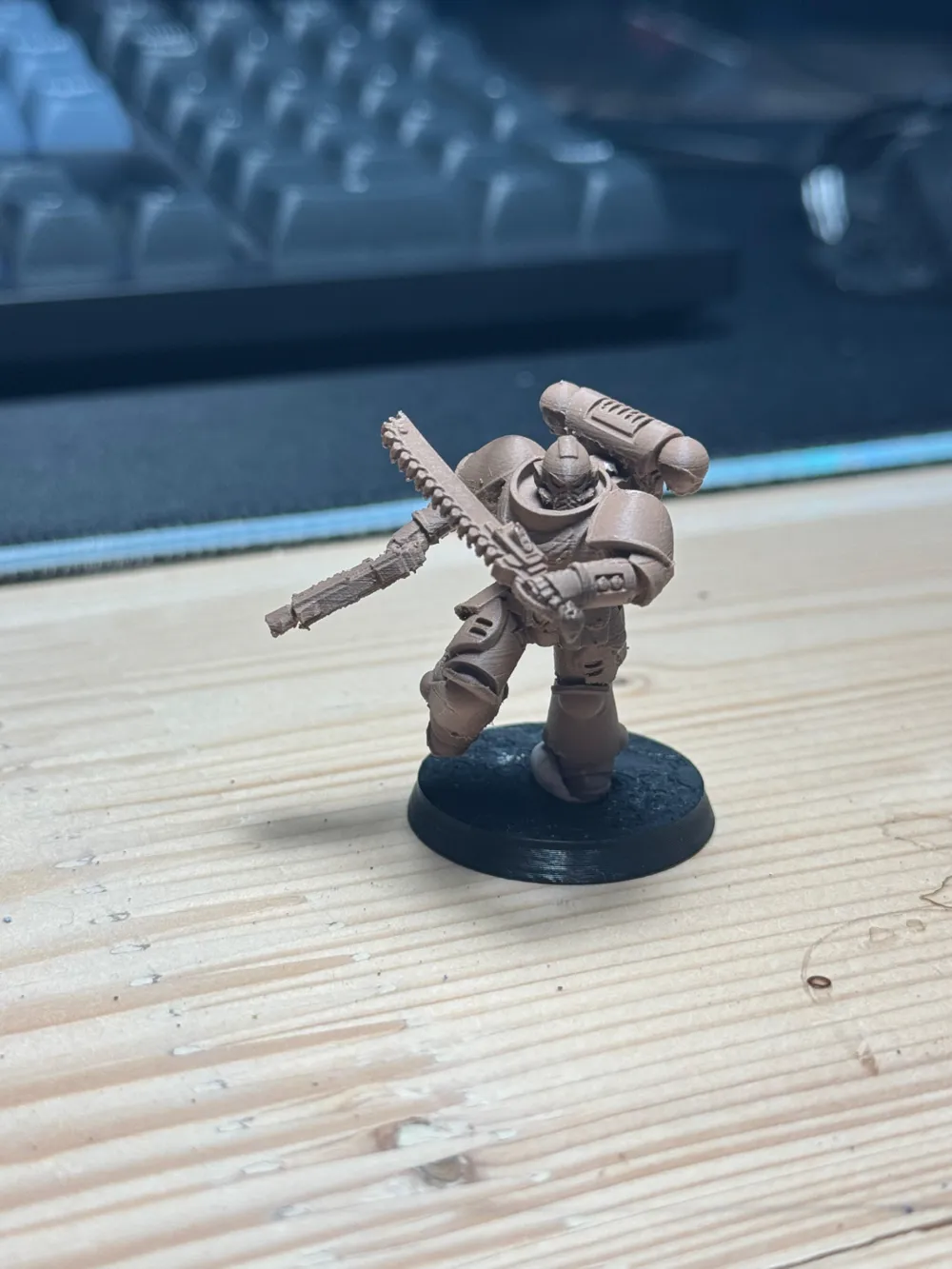 Assault Space Marine wChainsword 2 Warhammer 40k by Gallerus - MakerWorld