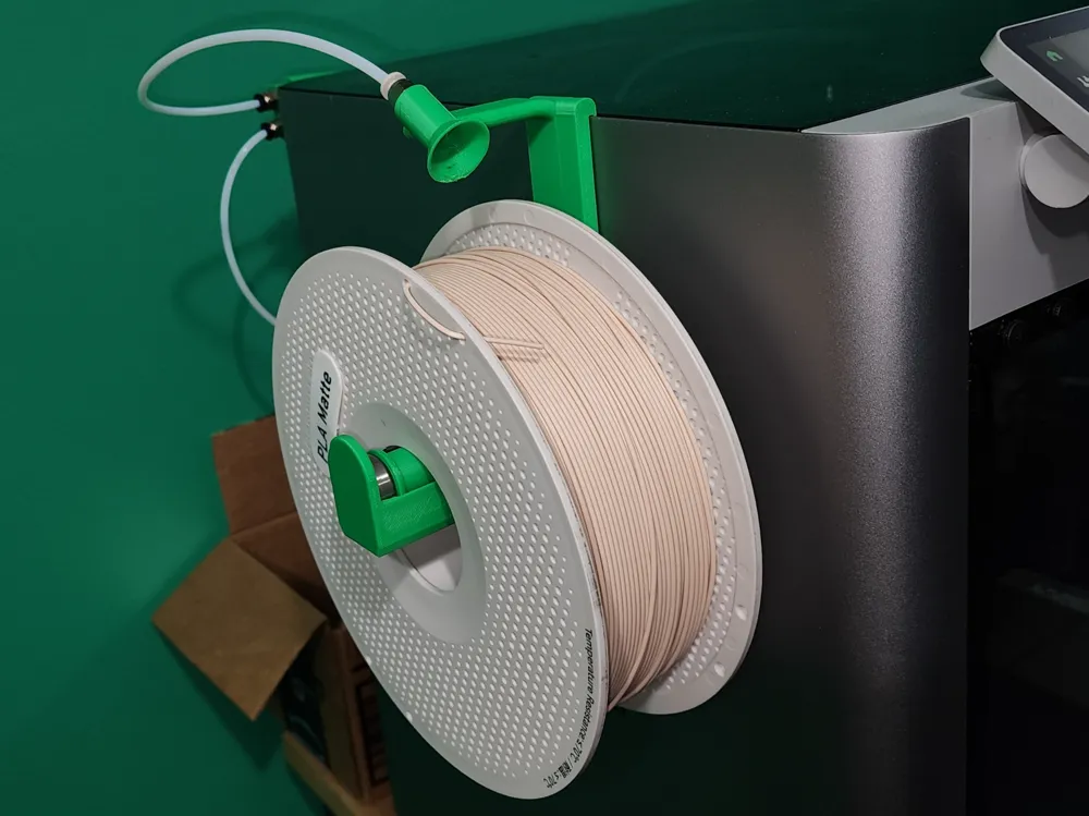 X1C Side Spool Holder - Roller Style Remixed by SaiLentKnight - MakerWorld