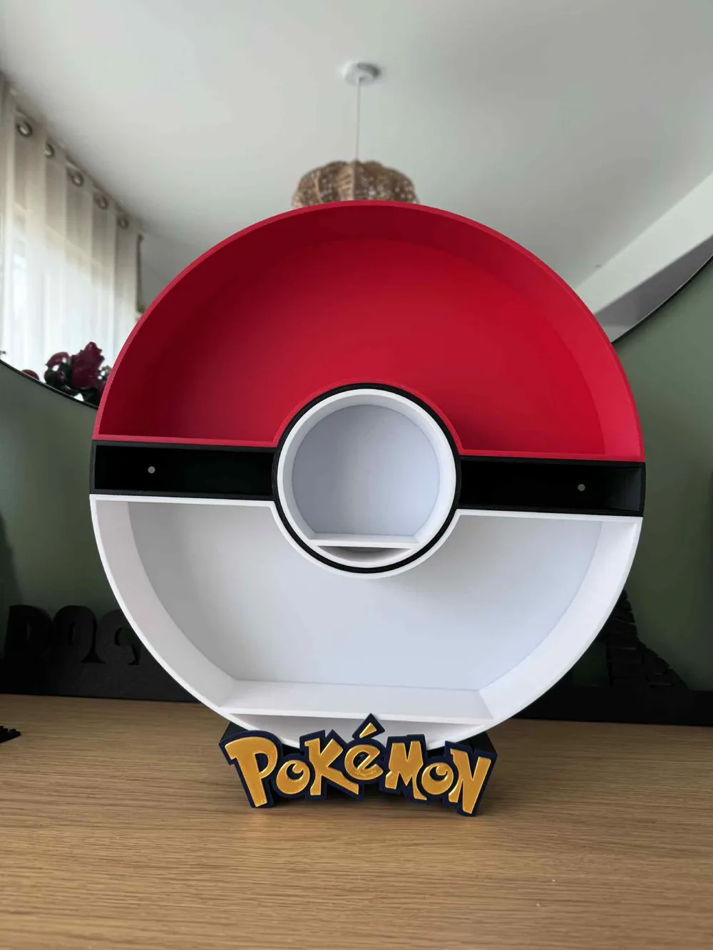 Pokemon Pokeball Wall / Desktop Shelf NO AMS - Free 3D Print Model ...