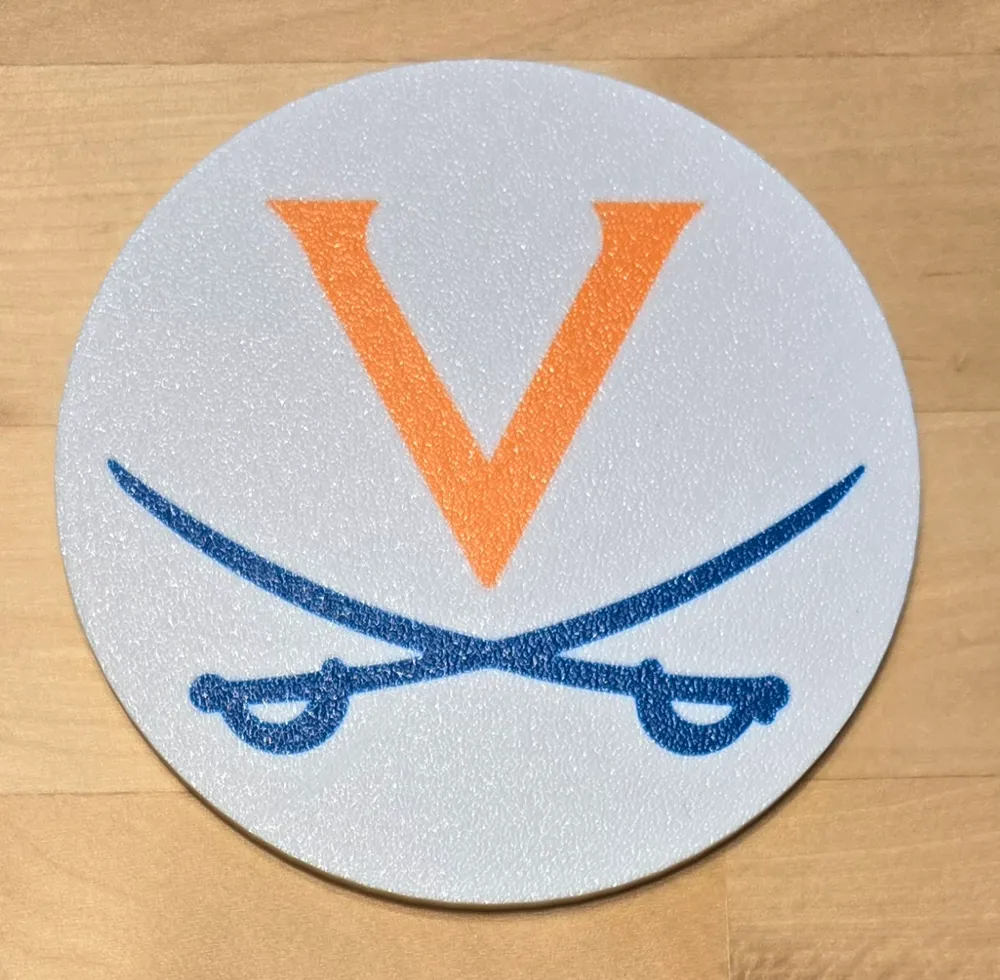 UVA Coasters by Isew68 - MakerWorld