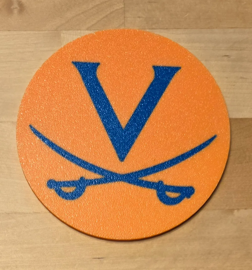 UVA Coasters by Isew68 - MakerWorld