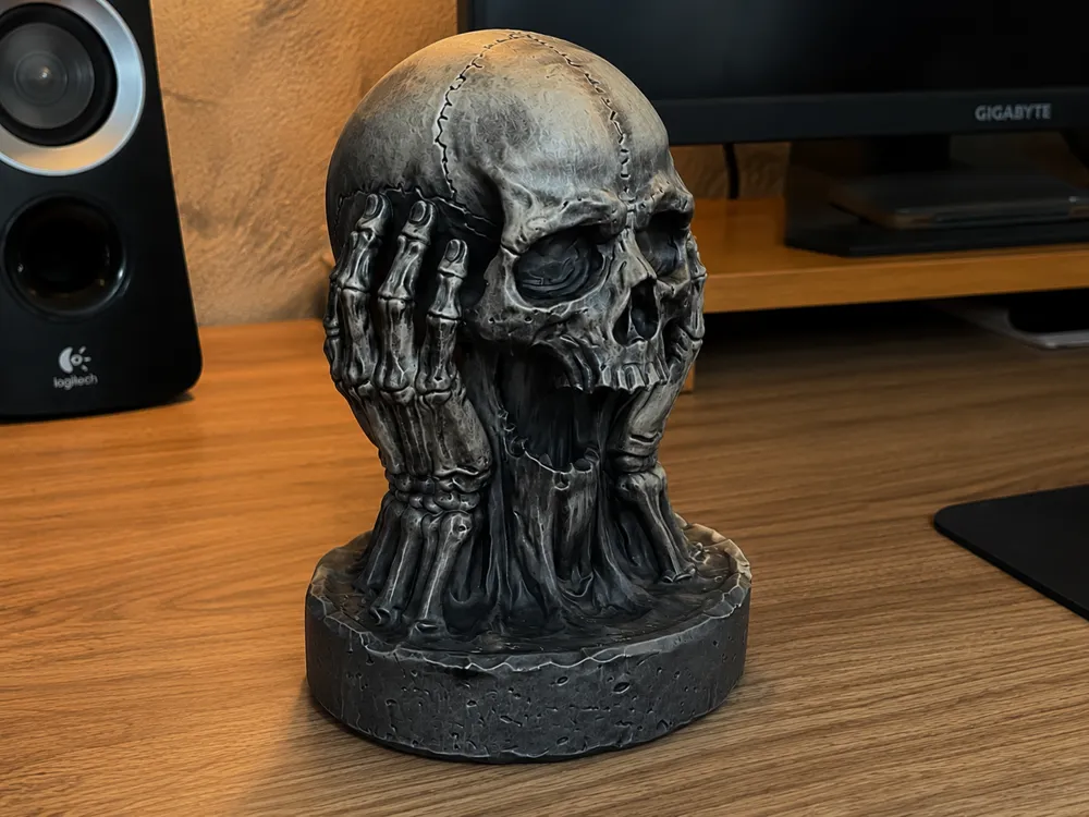 Skull Backflow Incense Burner | Smoke Effect - Free 3D Print Model ...