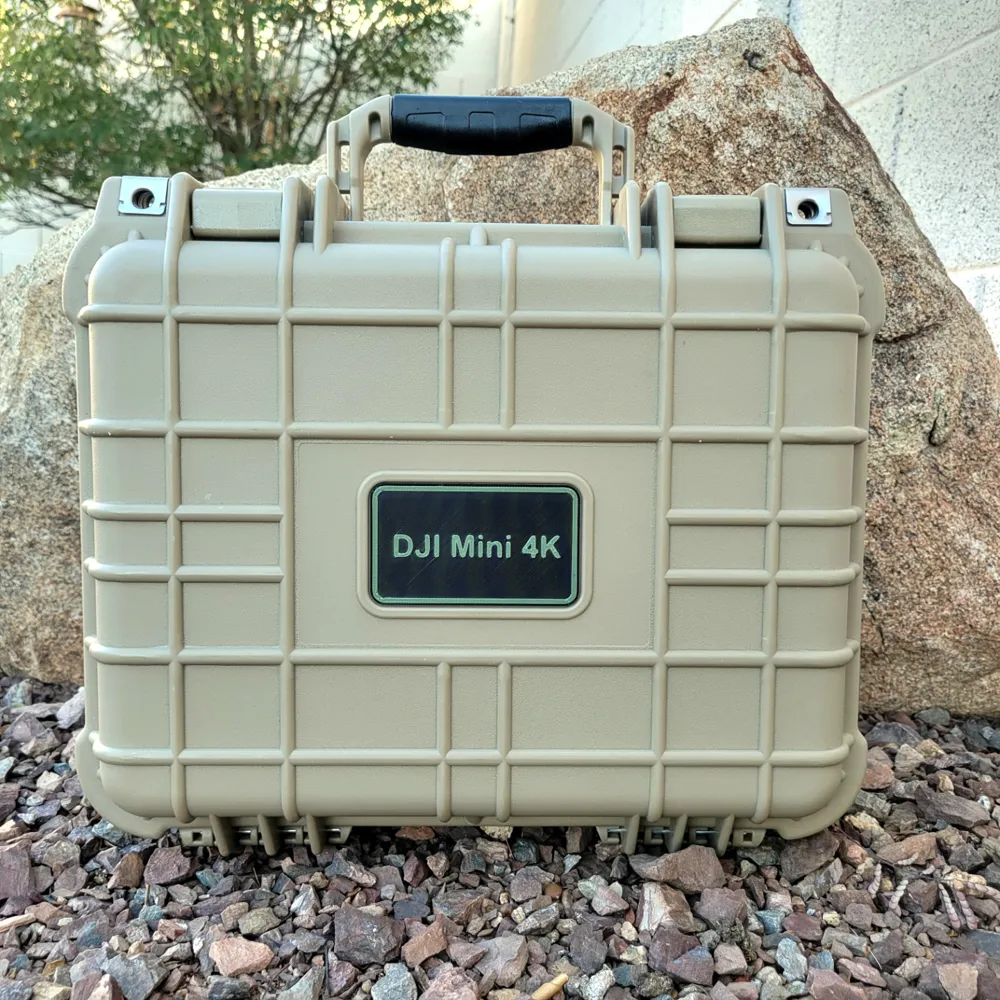 Apache 2800 case Top label plate (DJI Mini 4K) by LuckyRamrod ...