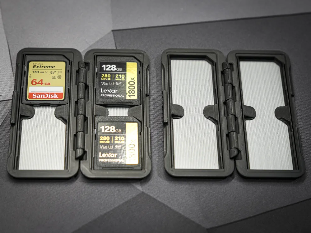 Slim SD Card Case - Free 3D Print Model - MakerWorld