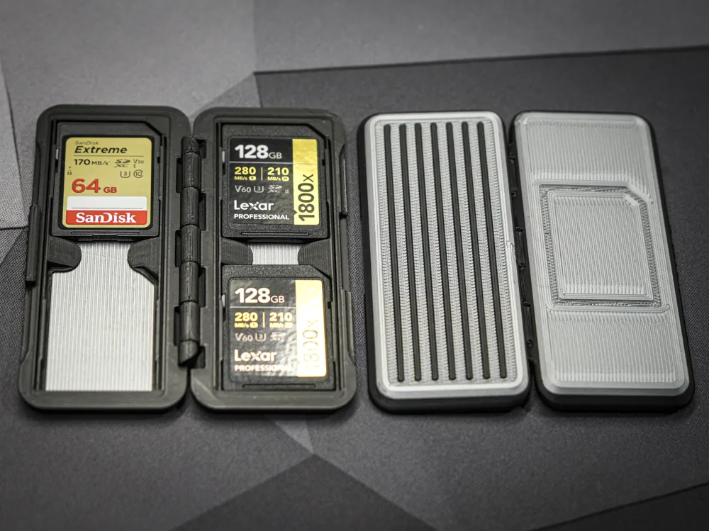 Slim SD Card Case - Free 3D Print Model - MakerWorld