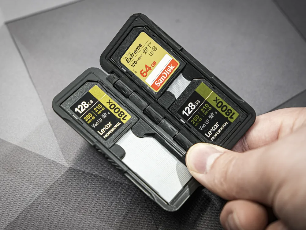 Slim SD Card Case - Free 3D Print Model - MakerWorld