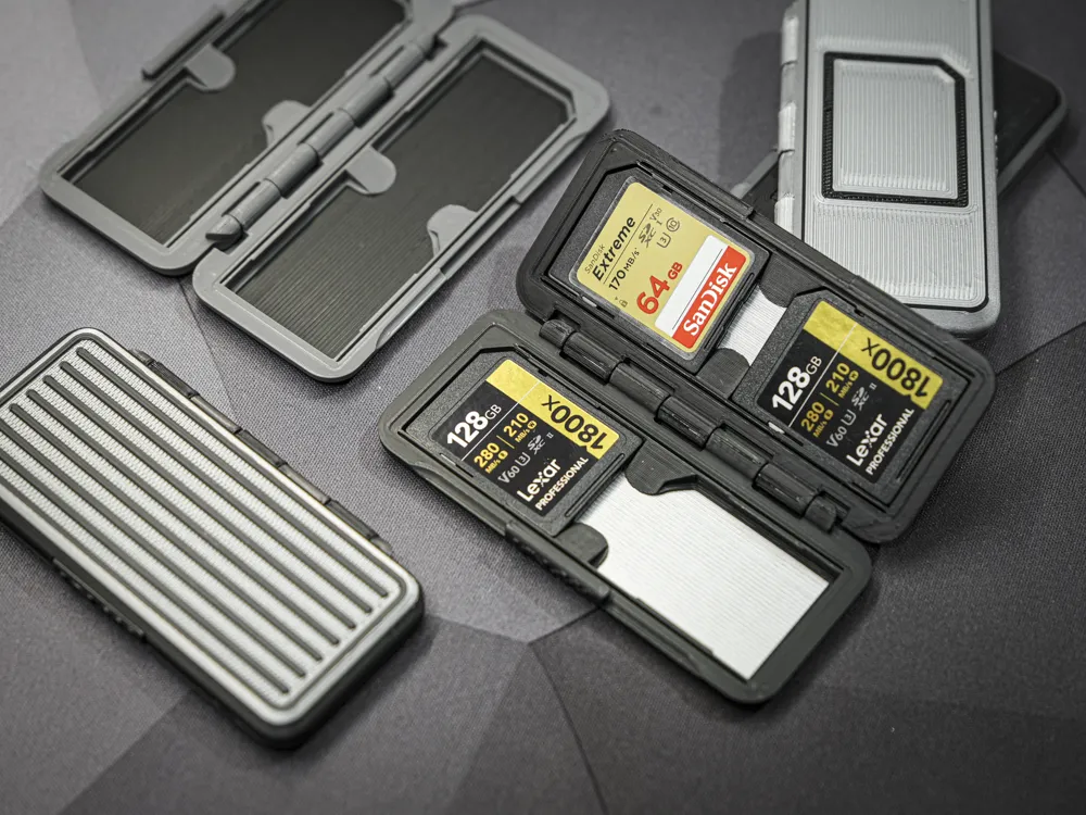 Slim SD Card Case - Free 3D Print Model - MakerWorld