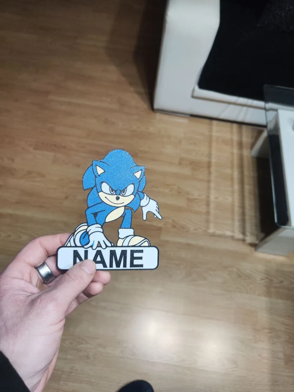 SONIC-TU NOMBRE por ISMAPPMakerWorld: Descarga Modelos 3D Gratuitos