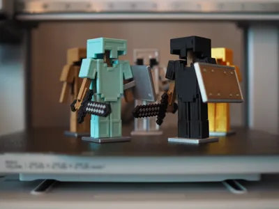 Minecraft Armor Stand (Custom Armor & Attachments) - Free 3D Print ...