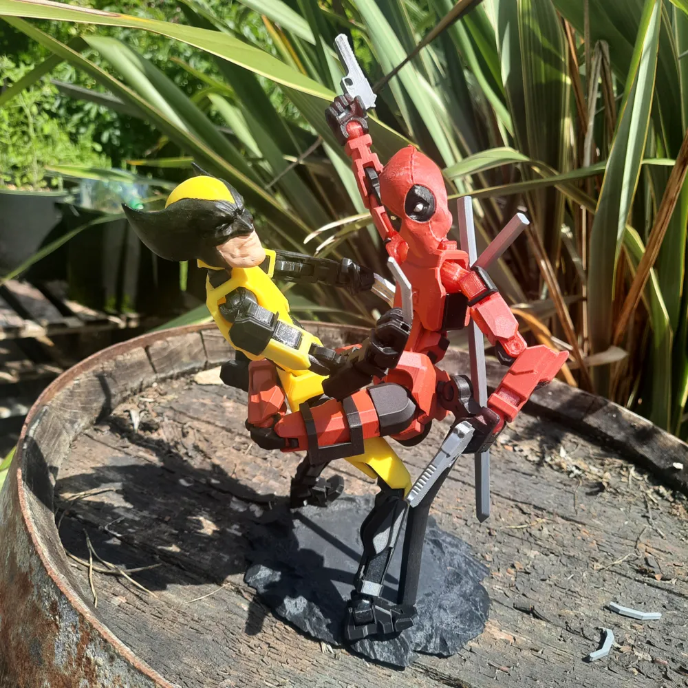 Realistic Wolverine Head for Dummy 13 200% Remixed by Geek Inside MakerWorld: Download Free 3D ...