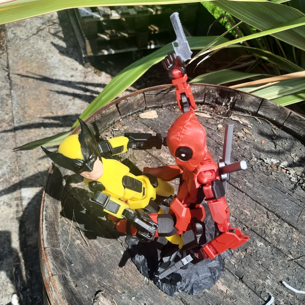 Realistic Wolverine Head for Dummy 13 200% Remixed by Geek Inside MakerWorld: Download Free 3D ...