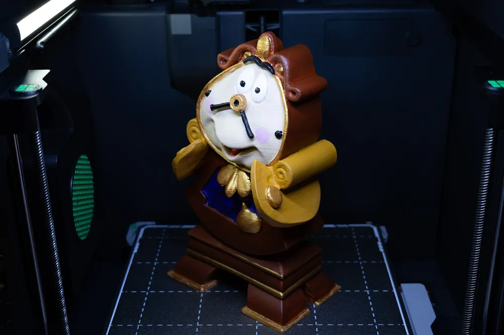 Beauty and the Beast - Cogsworth Clock by Fab_Dine WORKS MakerWorld ...