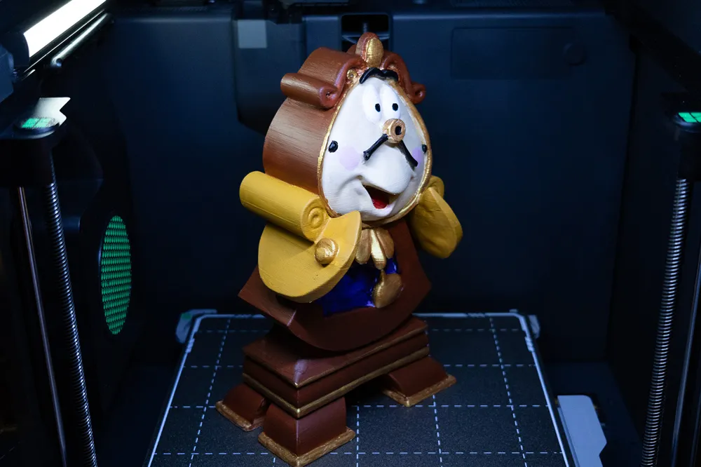Beauty and the Beast - Cogsworth Clock by Fab_Dine WORKS MakerWorld ...
