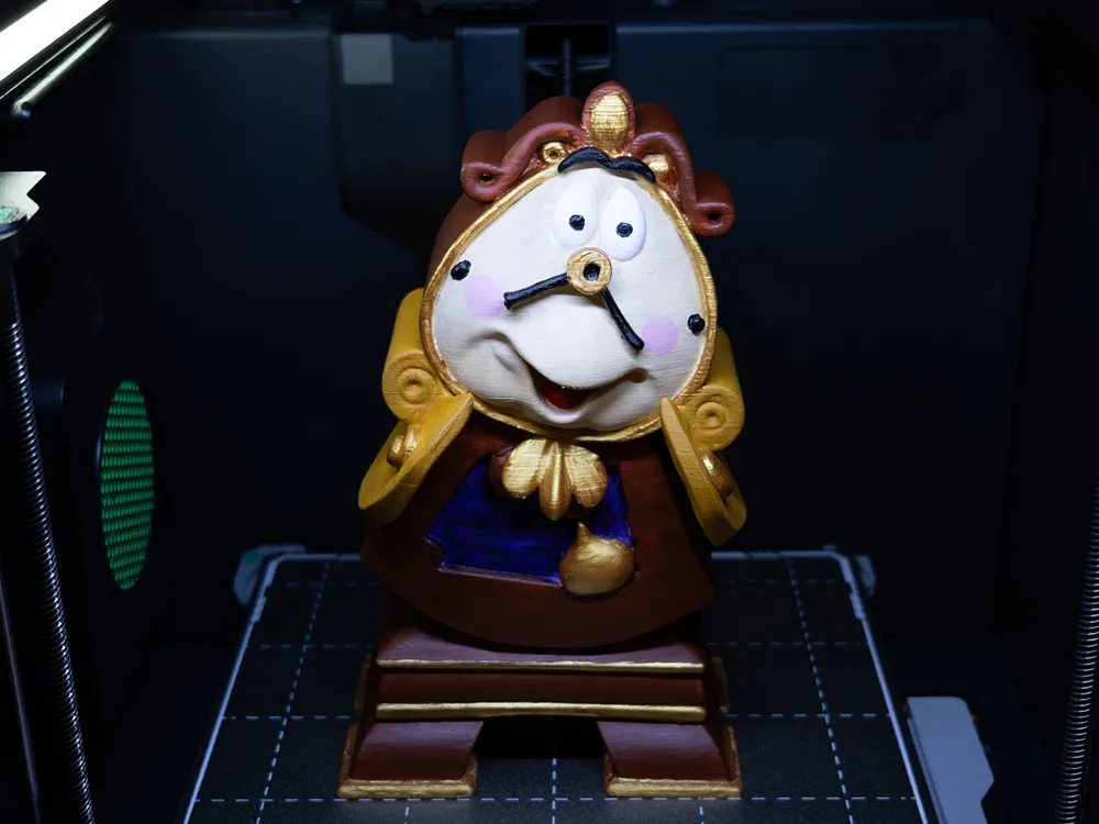 Beauty and the Beast - Cogsworth Clock by Fab_Dine WORKS MakerWorld ...