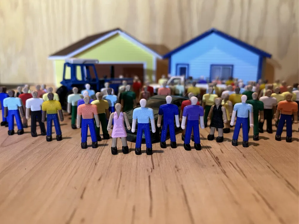 Simple People by 3dEd MakerWorld: Download Free 3D Models