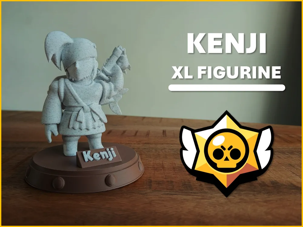 Kenji | XL Brawl Stars Figurine (NO AMS) Remixed by Mike.stl MakerWorld ...