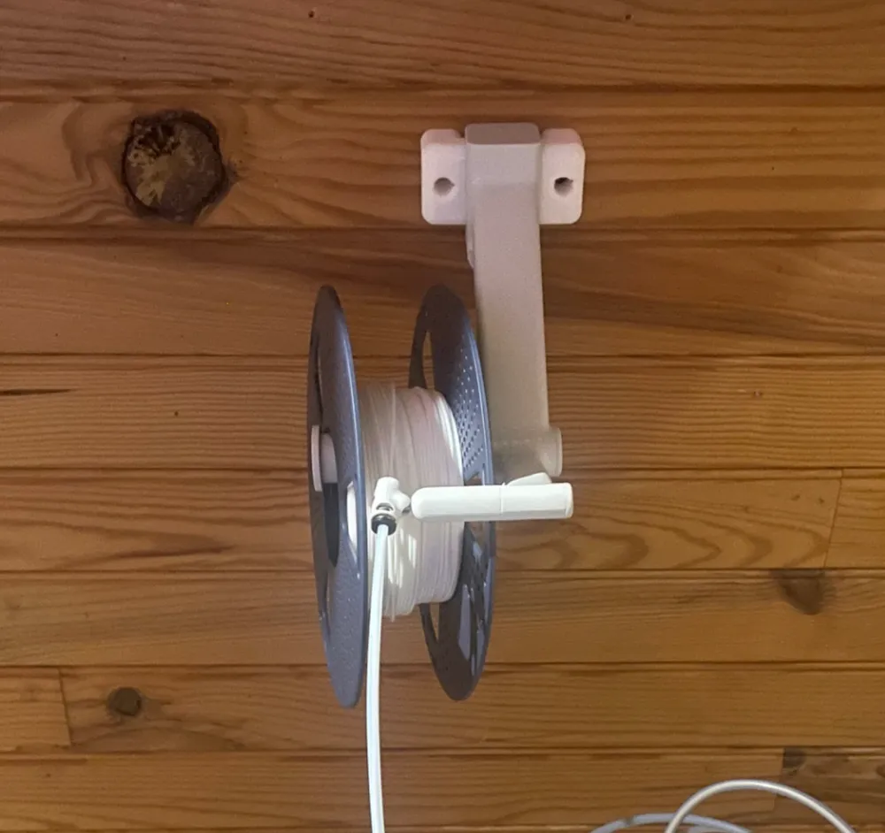 Wall-mounted spool holder bambu lab a1 by nono4848 MakerWorld: Download ...