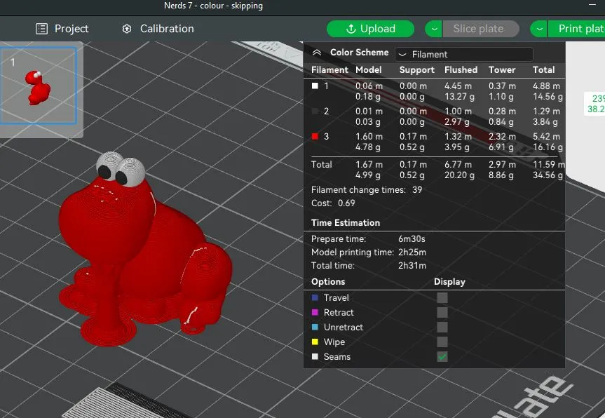 Wonka Nerds candy character 4 - jumping by Zoidbergererer MakerWorld ...
