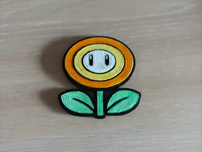 Super Mario Feuerblume – Kostenloses 3D-Druckmodell – MakerWorld