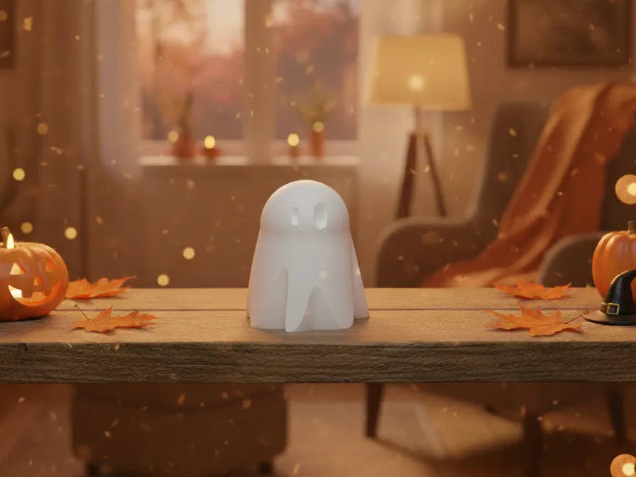 Cute Ghost - Free 3D Print Model - MakerWorld