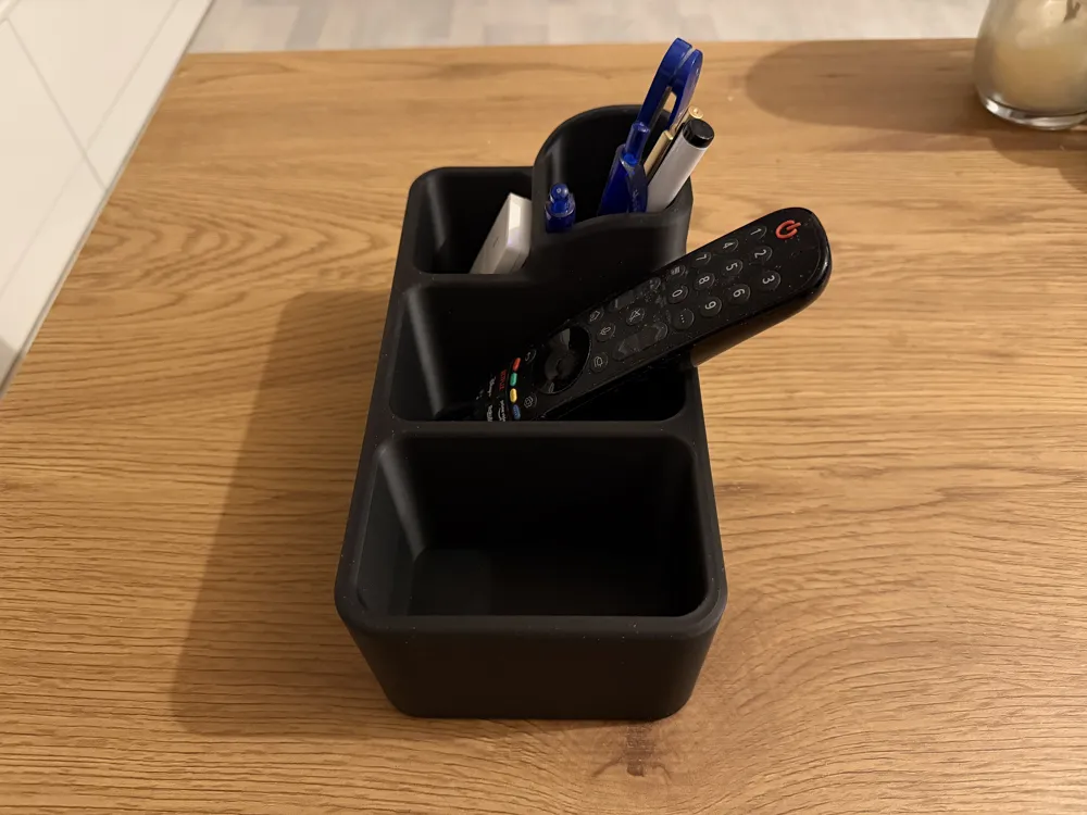 Remote control holder organizer - Free 3D Print Model - MakerWorld