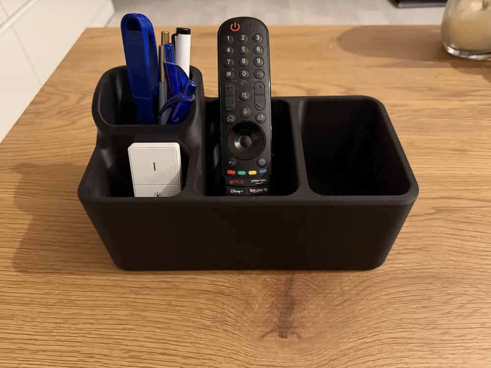 Remote control holder organizer - Free 3D Print Model - MakerWorld