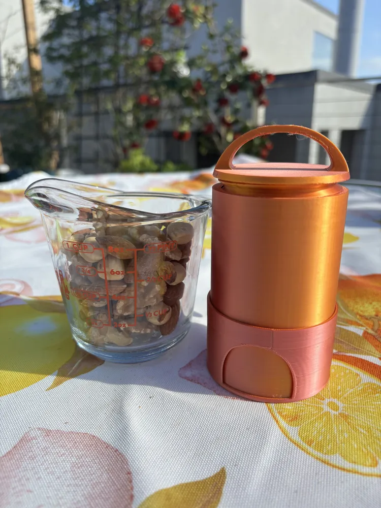 Trail Mix Dispenser – 2 Sizes, Print in Place - Free 3D Print Model ...