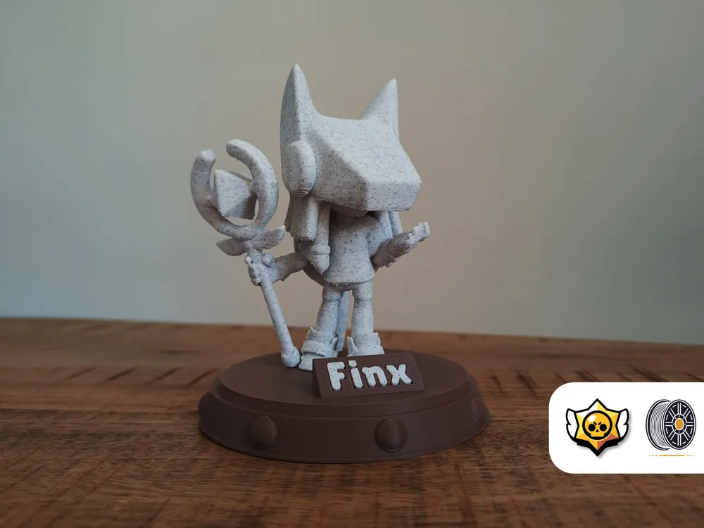 Finx | XL Brawl Stars Figurine (NO AMS) Remixed by Mike.stl MakerWorld ...