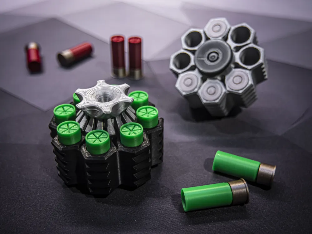 Shotgun Drum - Fidget Spinner by Megatiks MakerWorld: Download Free 3D ...