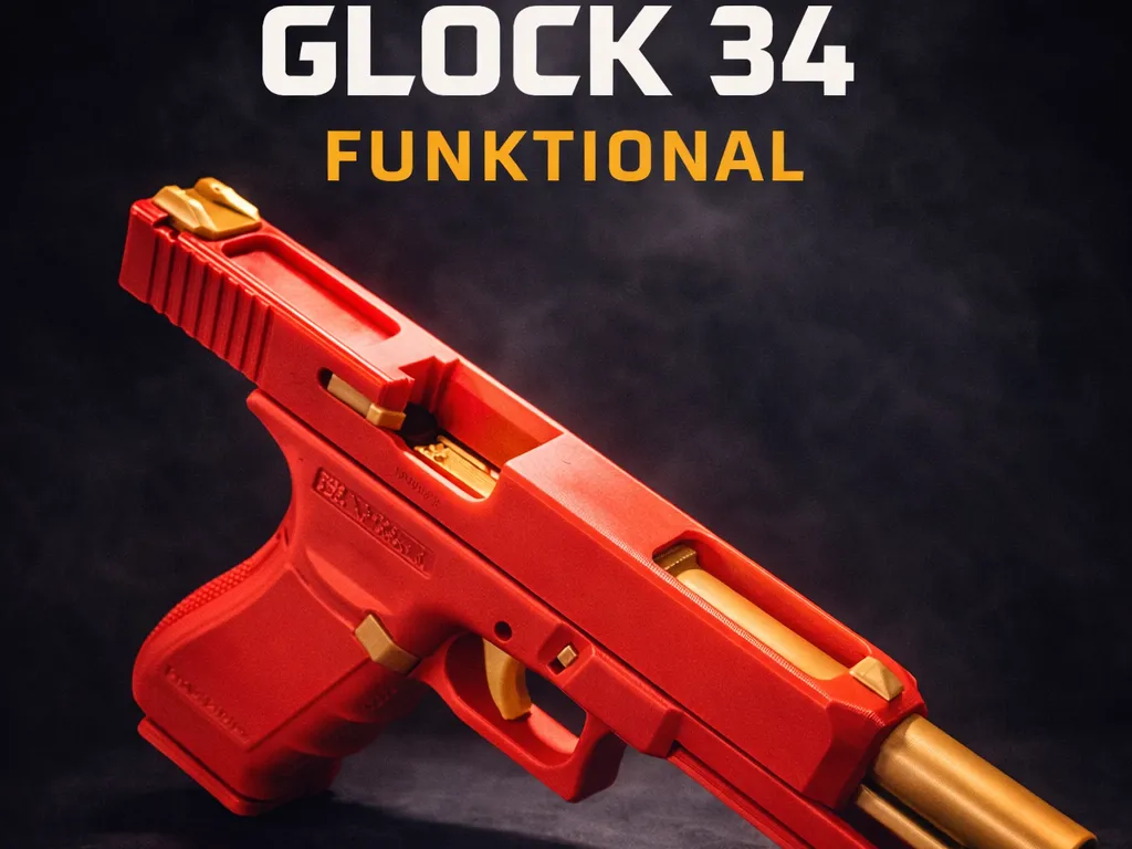 Glock 34 1:1 – Articulated & for Assembly - Free 3D Print Model ...