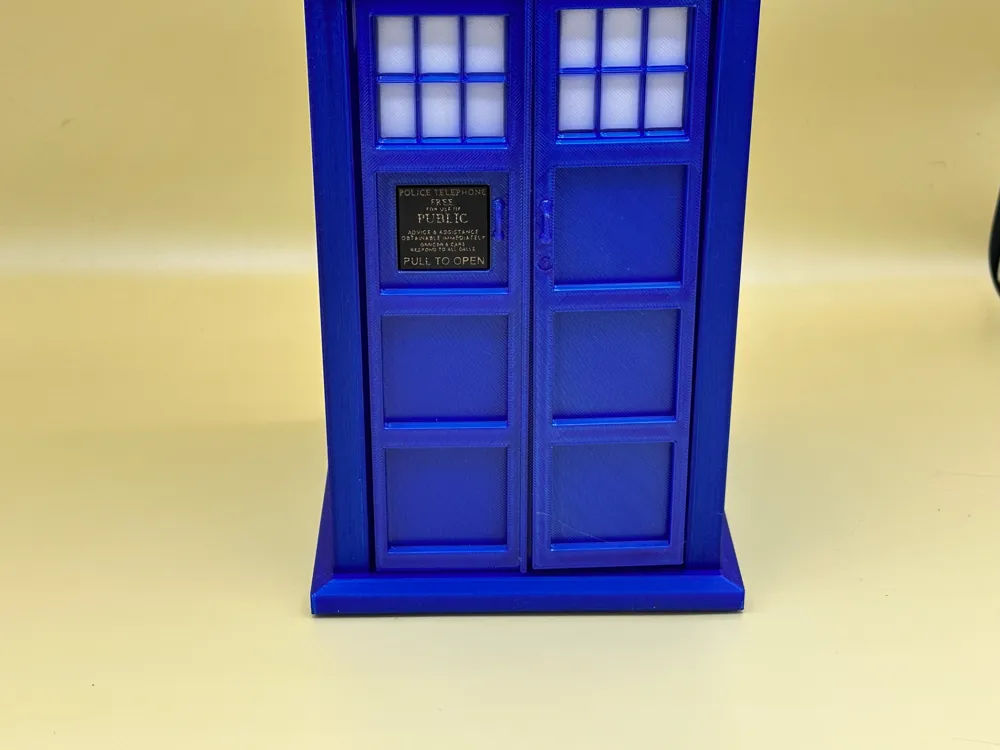 TARDIS from BBC's Doctor Who - Free 3D Print Model - MakerWorld