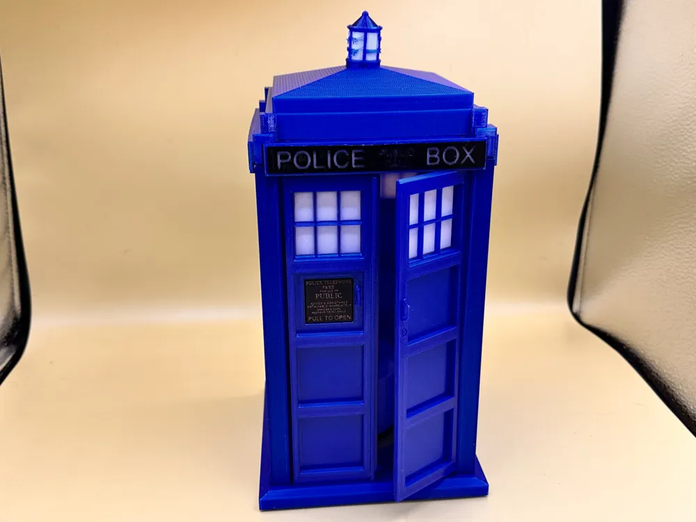 TARDIS from BBC's Doctor Who - Free 3D Print Model - MakerWorld