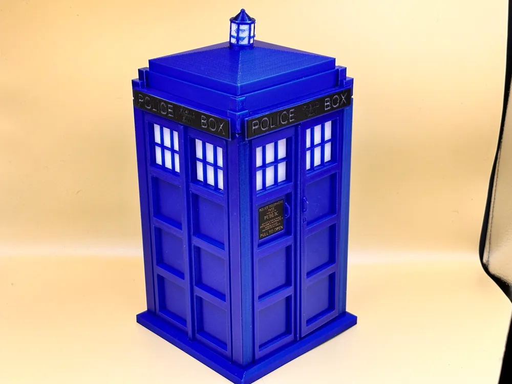 TARDIS from BBC's Doctor Who - Free 3D Print Model - MakerWorld