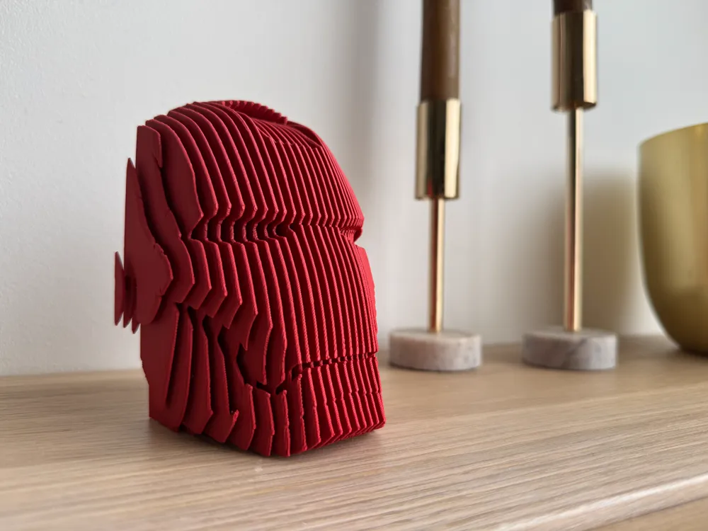 Ironman Marvel Segmented Face by Slevin MakerWorld: Download Free 3D Models