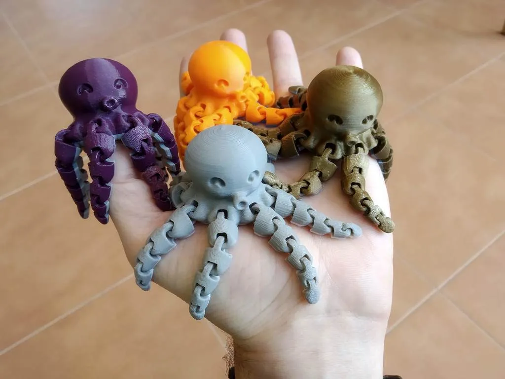 Cute Mini Octopus by mcgybeer MakerWorld: Download Free 3D Models
