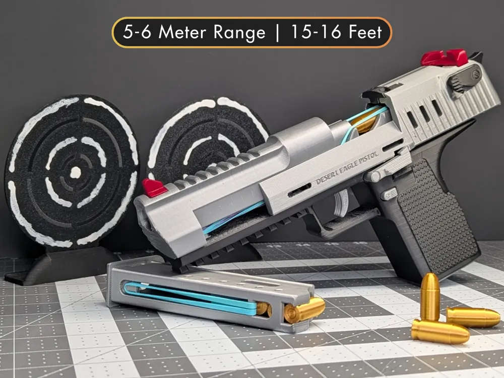 Functional Desert Eagle | Shoots & Reloads | [TOY] - Free 3D Print ...