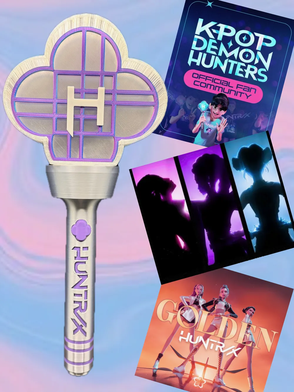 KPop Demon Hunters HUNTRIX Light Wand - Final - Free 3D Print Model ...