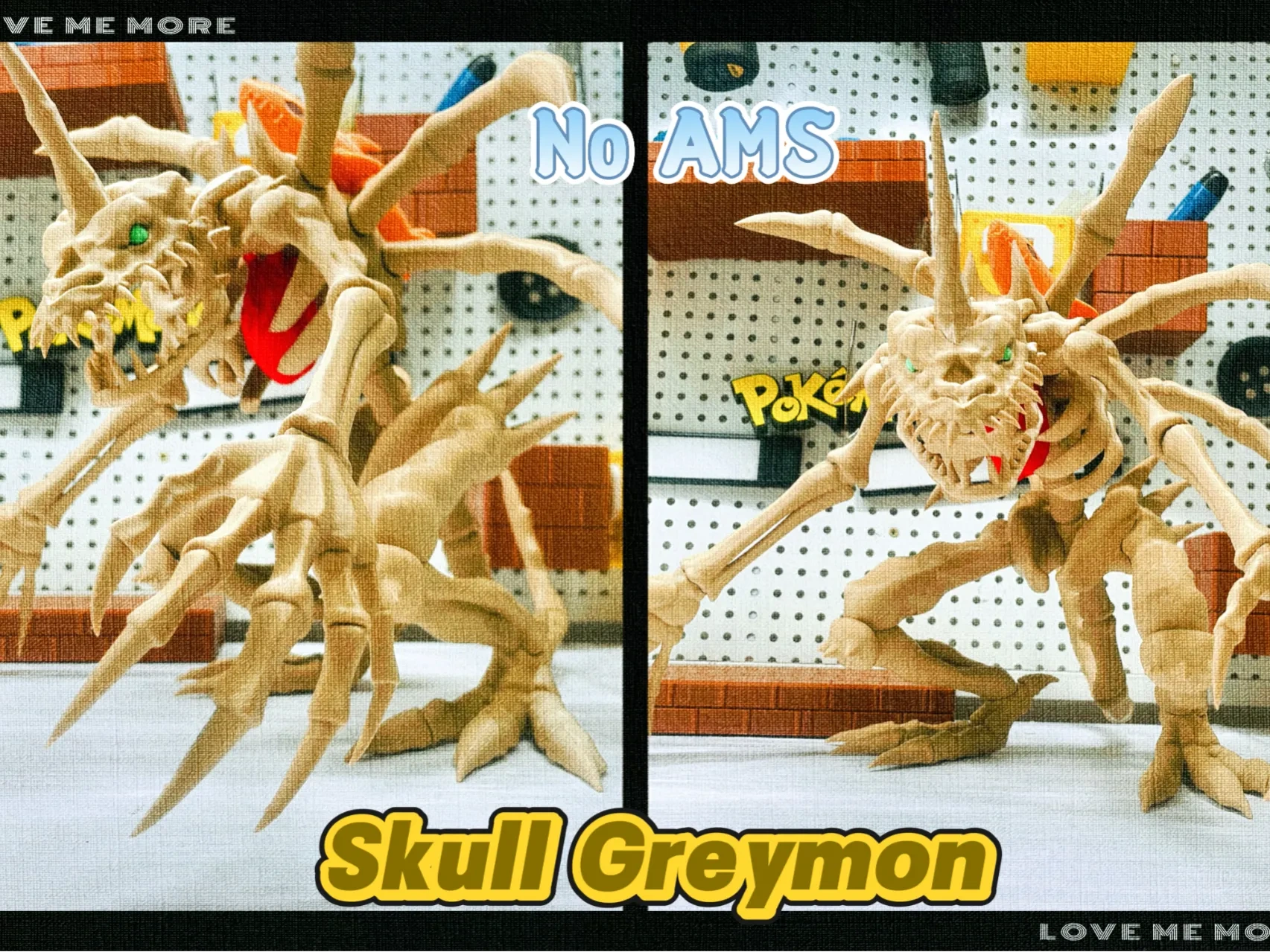 Digimon: Skull Greymon (montaje multicolor) por 手残的Leo - MakerWorld