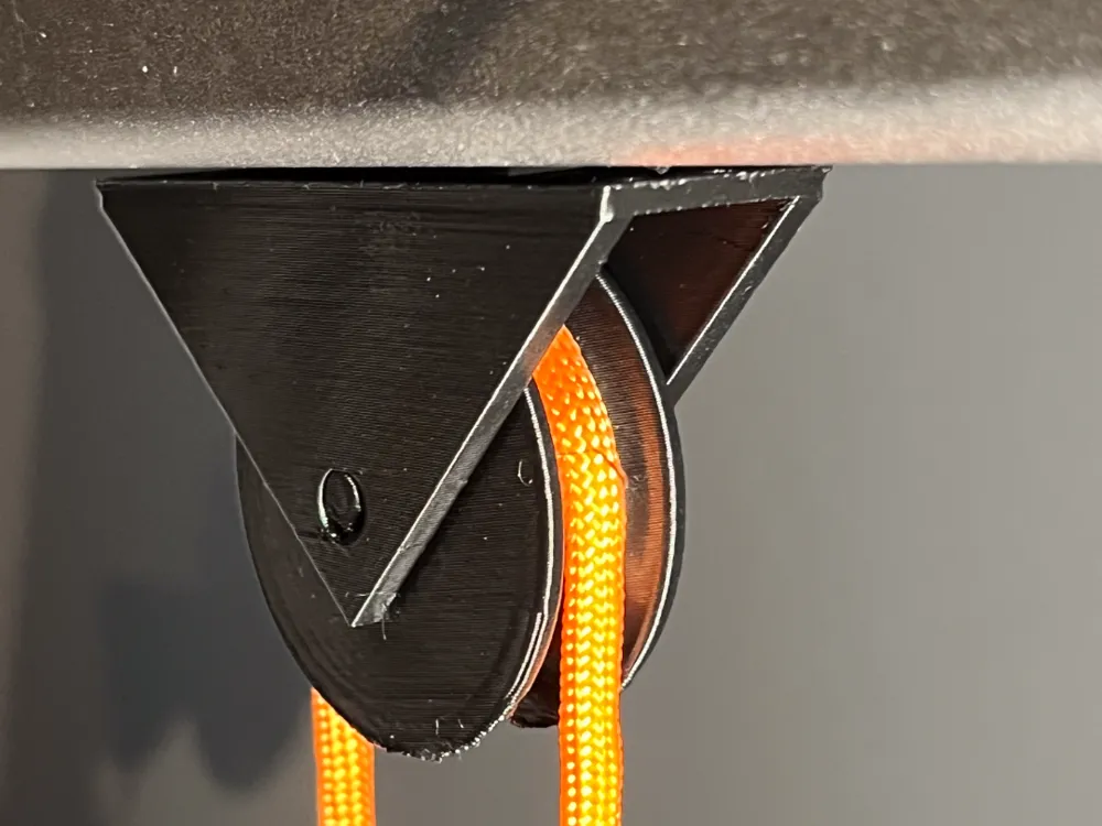Simple Fixed Pulley System 38.7mm - Free 3D Print Model - MakerWorld