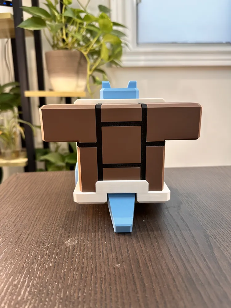 Blastoise (Pokemon Quest) 15cm Tall Multiparts - Free 3D Print Model ...