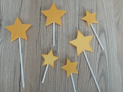 Star decor - Free 3D Print Model - MakerWorld