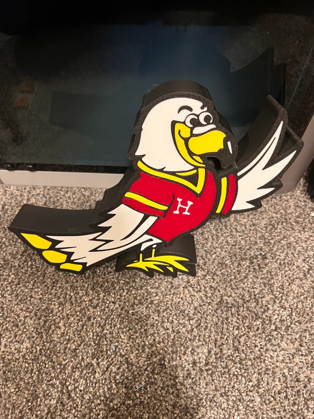 Hawk School Mascot Lamp by BeeTee 3D - MakerWorld