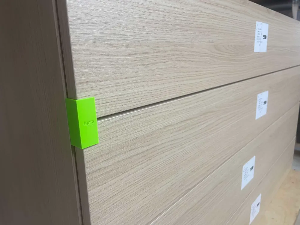 Drawer front spacers 3, 4, 5mm 2 options by SID - MakerWorld