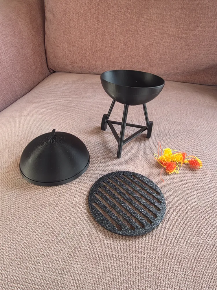 Barbie BBQ Barbeque Grill by Jim_made_this MakerWorld: Download Free 3D ...