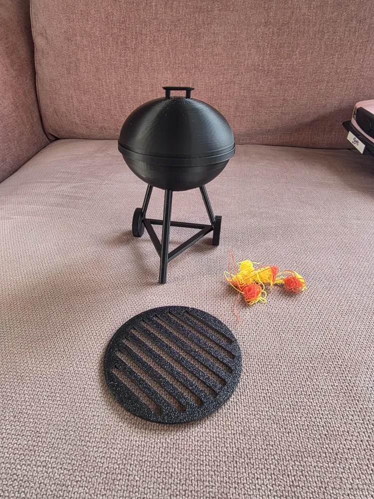 Barbie BBQ Barbeque Grill by Jim_made_this MakerWorld: Download Free 3D ...
